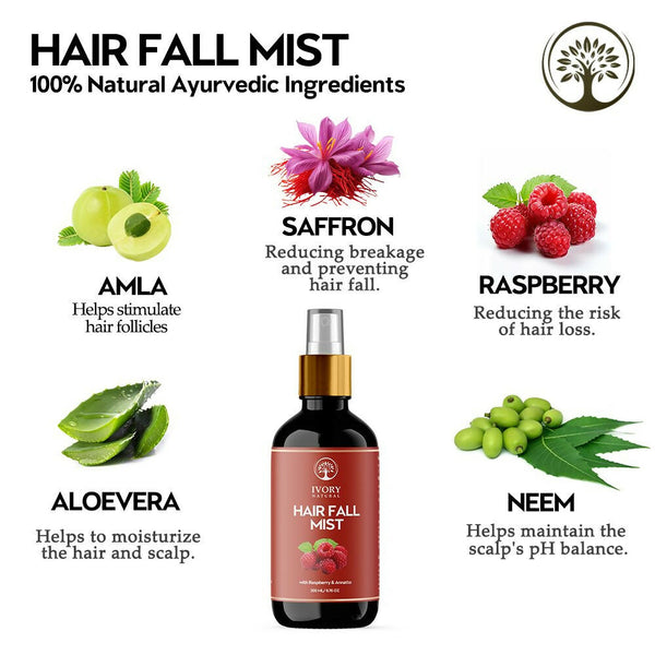 Buy Ivory Natural Hair Fall Mist - Moisturize, And Rejuvenate For ...