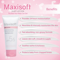 Buy Maxisoft Baby Lotion For Moisturizing Soft & Dry Skin For Kids ...