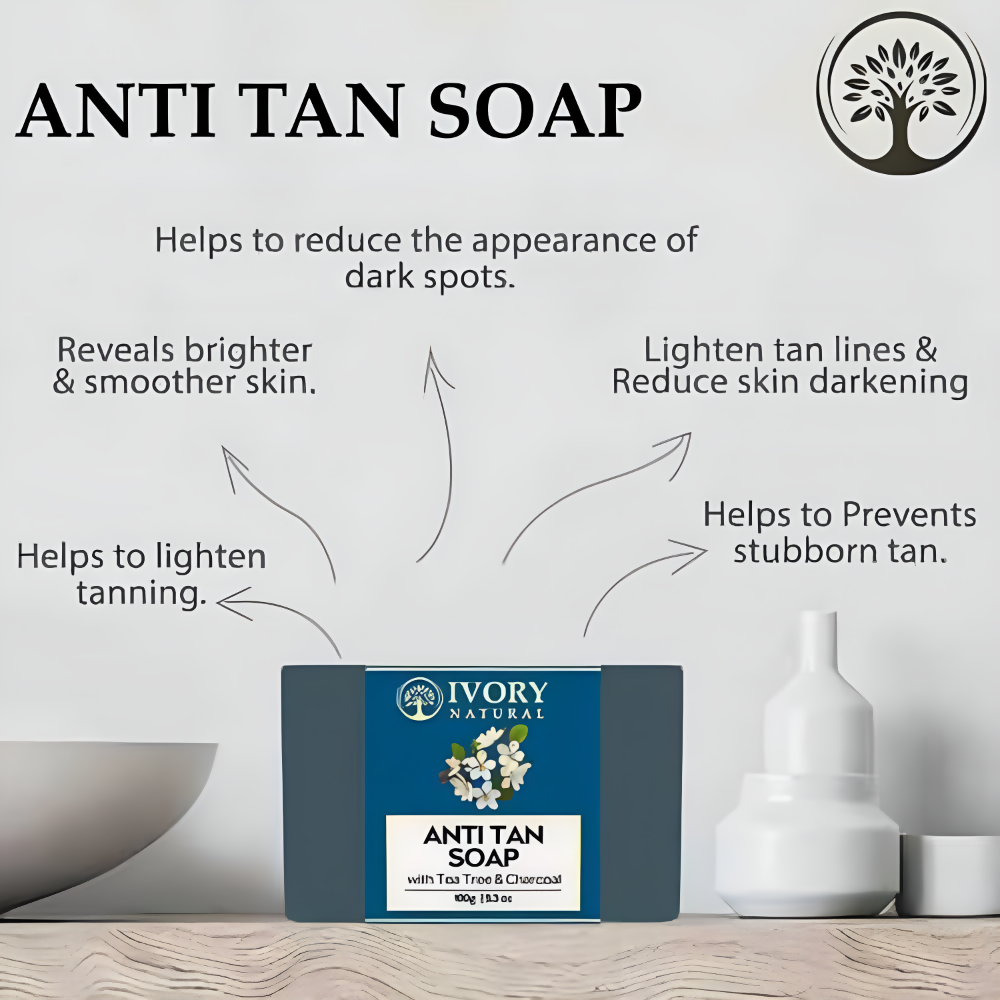 Buy Ivory Natural Tan Soap - Tanning, Protect From Uv Rays For Both Men ...
