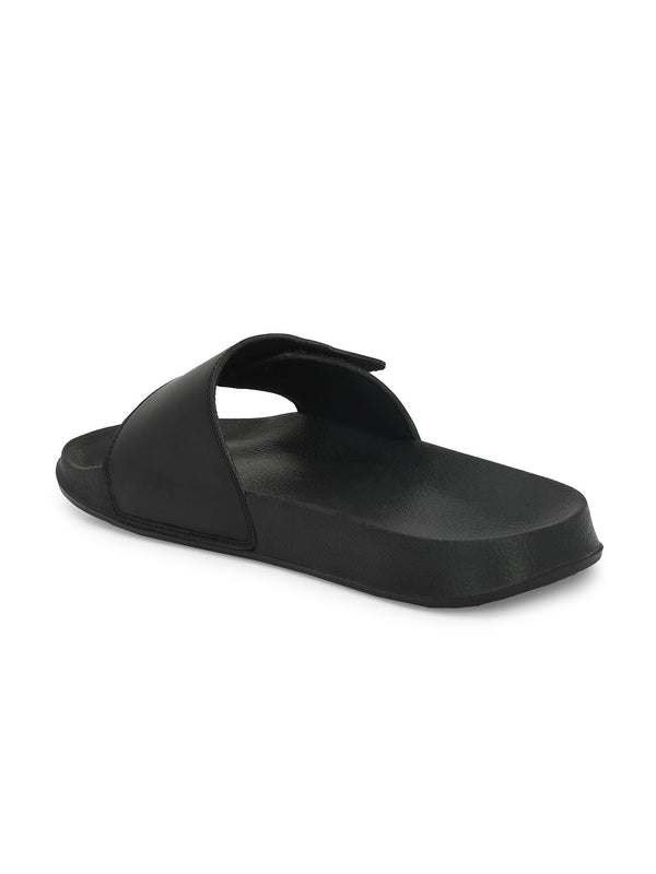Buy HRX by Hrithik Roshan Men Black & Red Printed Sliders Online at ...