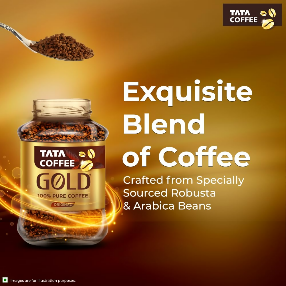 Buy Tata Coffee Gold Original Instant & Pure Coffee Jar Online