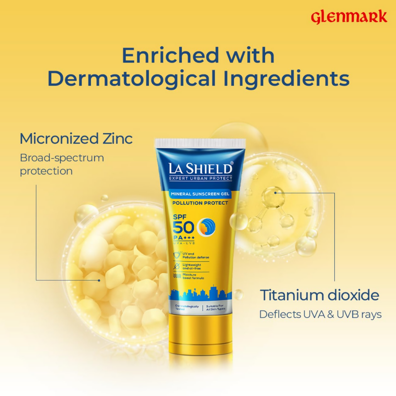 La Shield Pollution Protect SPF 50 Mineral Sunscreen Gel – Distacart