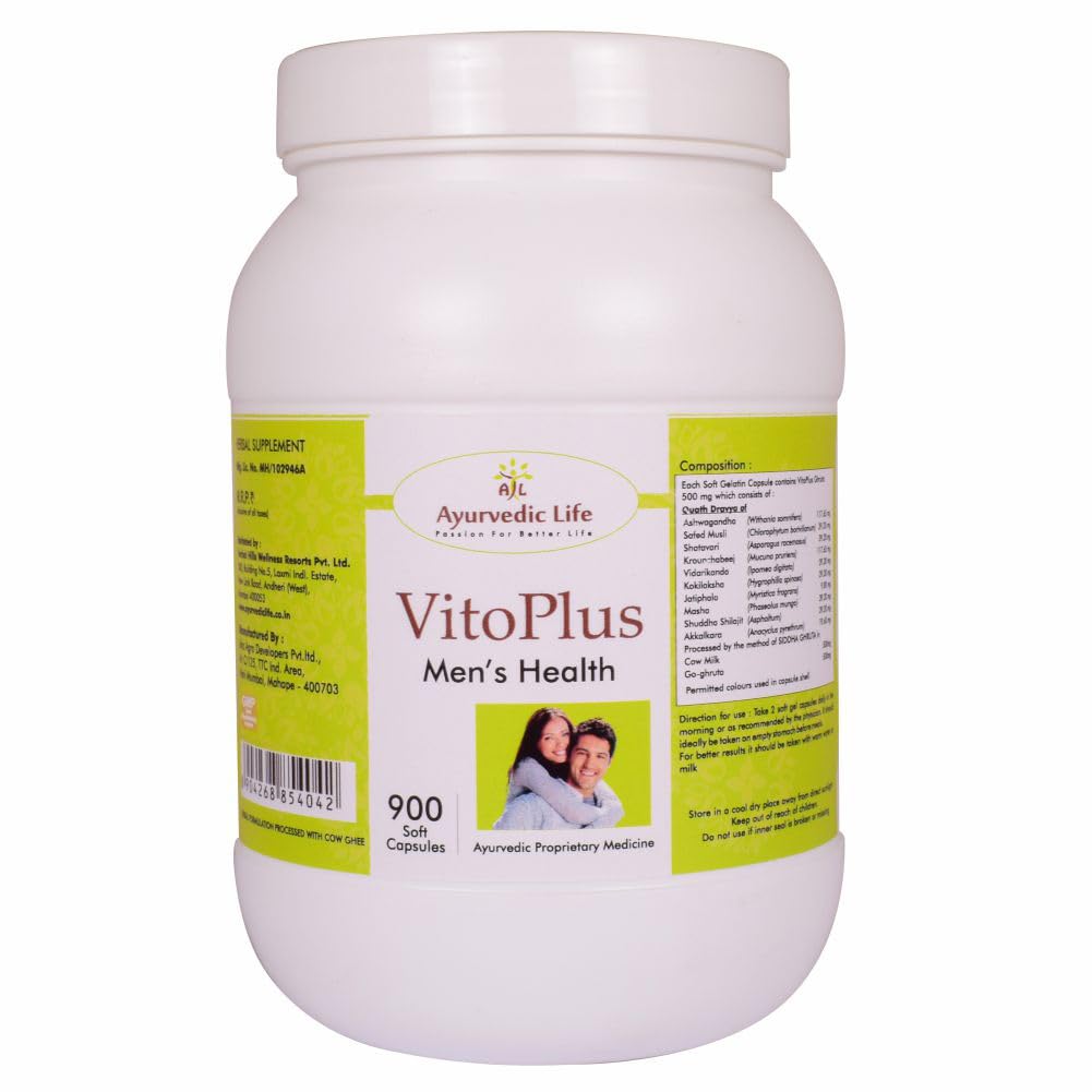 Buy Ayurvedic Life Vito Plus Men's Health Capsules Online at Best Price ...