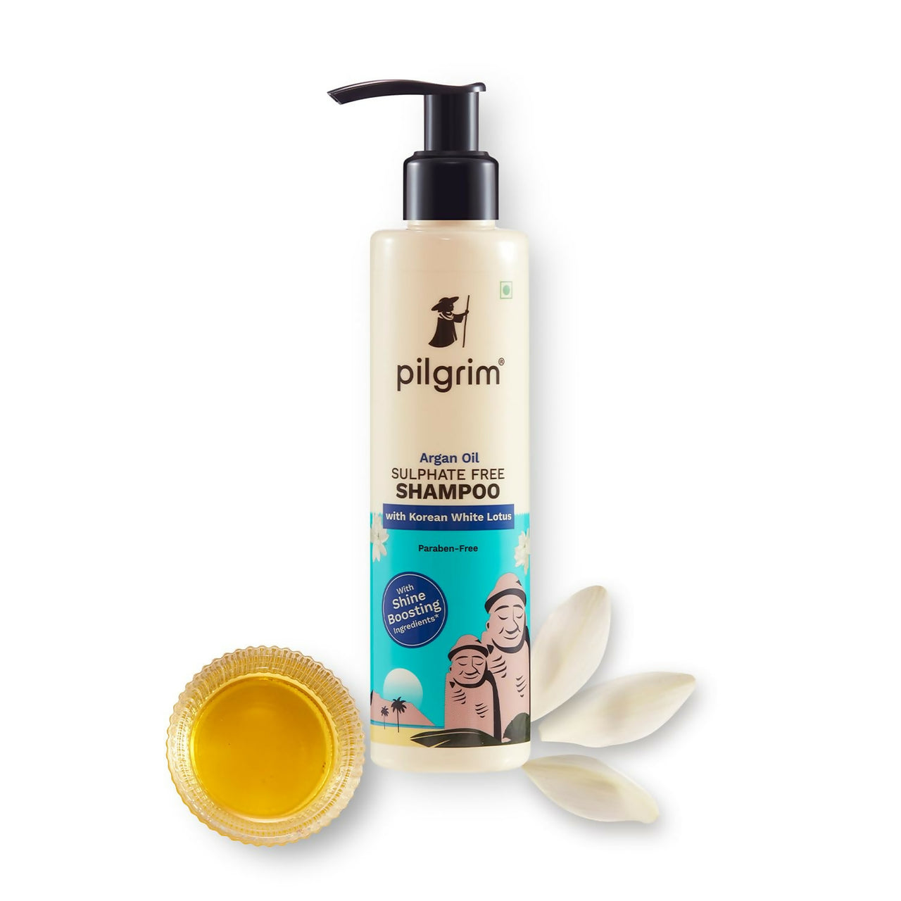 Buy Pilgrim Mild Sulphate Free Shampoo (Argan Oil) For Dry Frizzy Hair ...