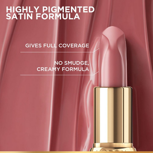 Buy L'Oreal Paris Color Riche Satin Lipstick - 601 Worth It Online at ...