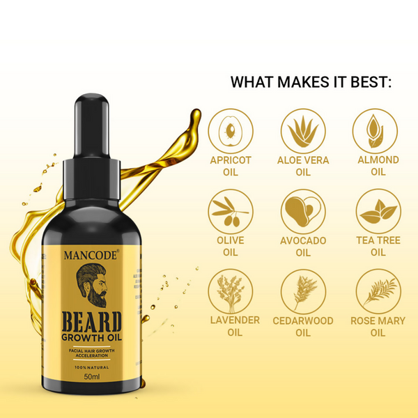 Buy Mancode Beard Growth Oil Online at Best Price | Distacart
