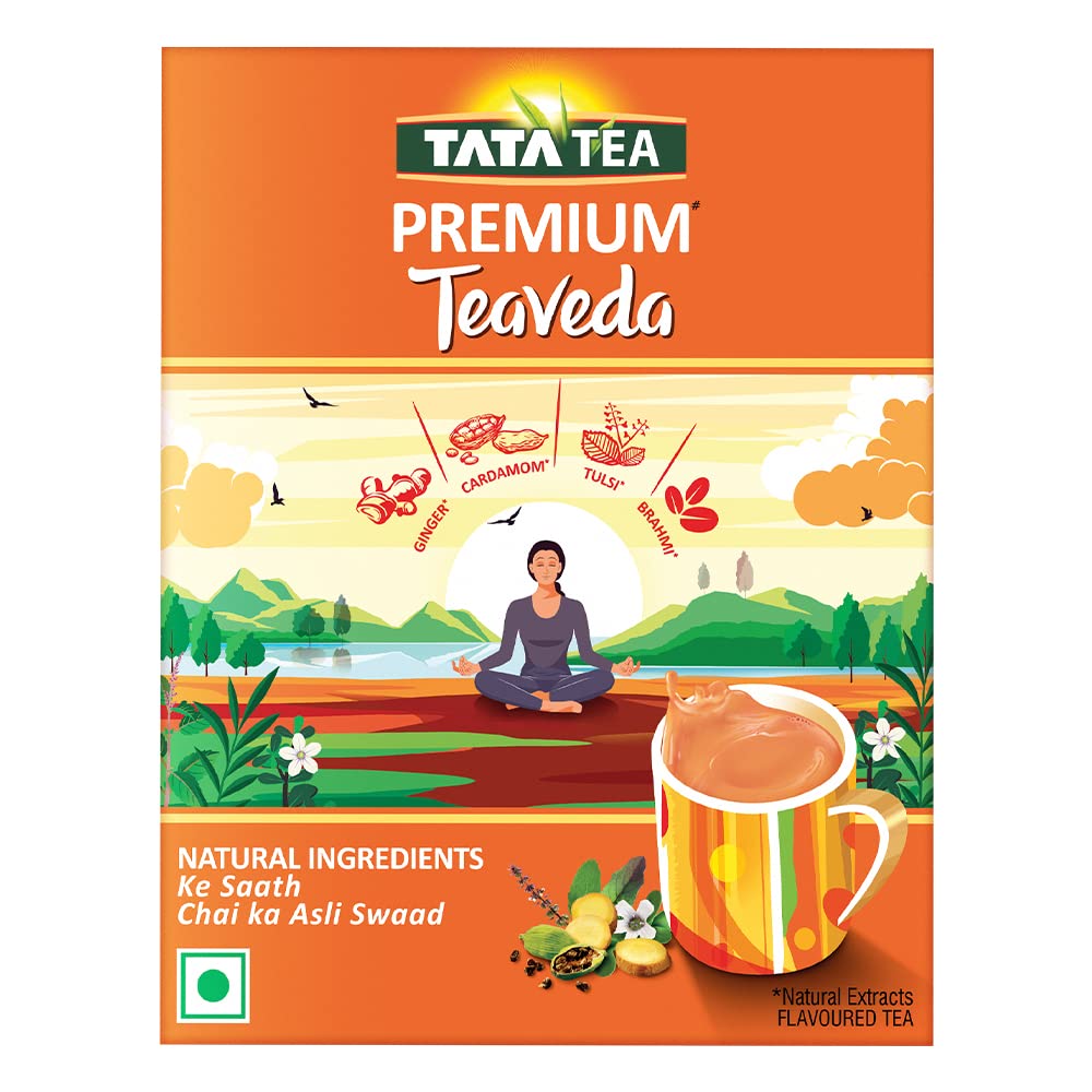 Buy Tata Tea Teaveda Powder | Premium Assam Tea Leaves | Made With ...