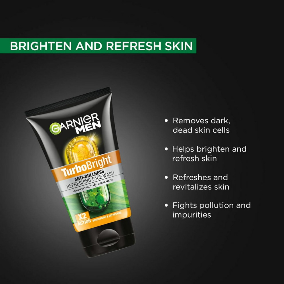 Buy Garnier Men Turbo Bright Brightening Face Wash Online