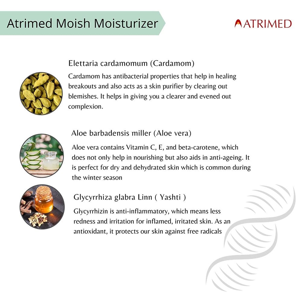Buy Atrimed Ayurvedic Moish Herbal Moisturizer Online at Best Price ...