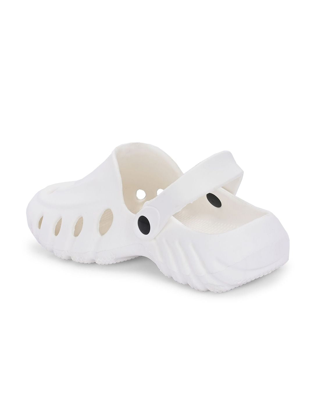 Buy HRX by Hrithik Roshan Men White Self Design Croslite Clogs Online ...