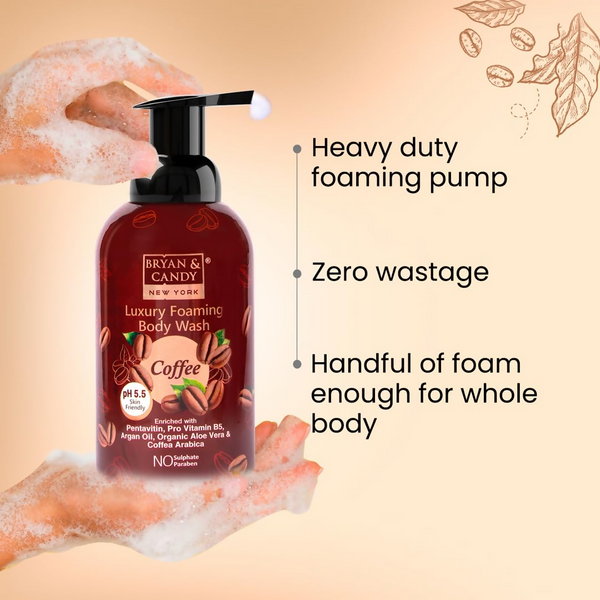 Buy Bryan & Candy Luxury Foaming Body Wash - Coffee Online
