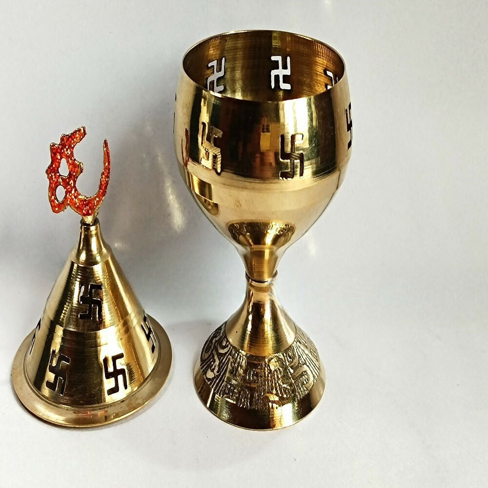 Buy Brass Akhand Jyot Pradeep Online at Best Price | Distacart
