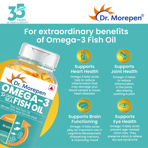 description dr morepen omega 3 deep sea fish oil 500mg softgels directions to use take 1 softgel ...