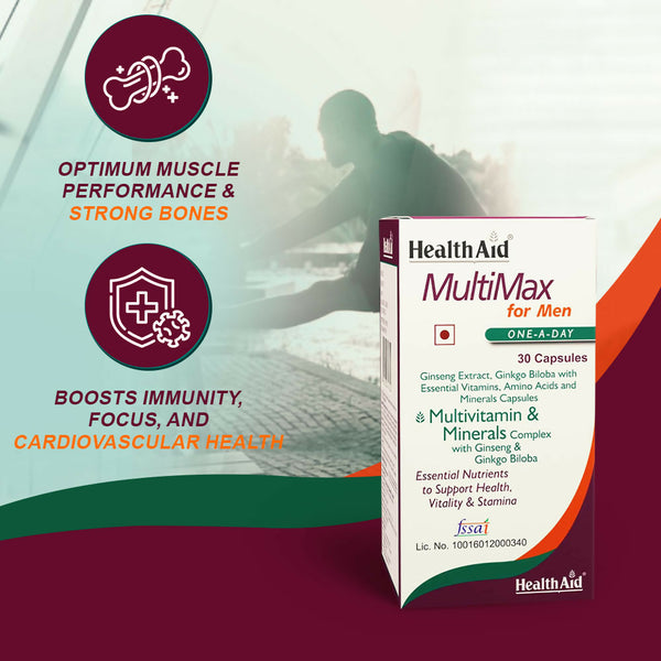Buy HealthAid MultiMax Softgel Capsules for Men Online at Best Price ...