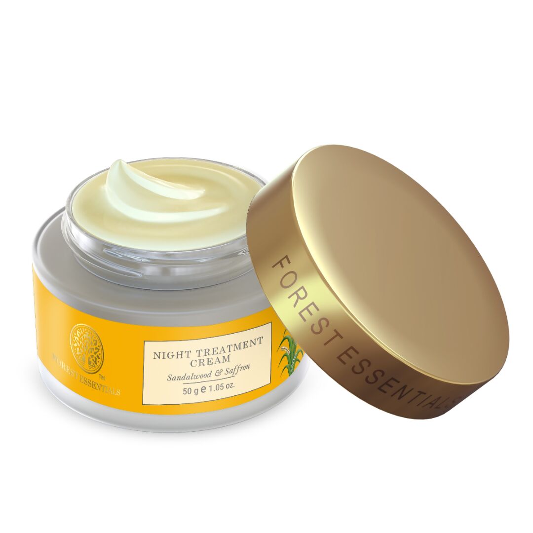 Buy Forest Essentials Night Treatment Cream With Sandalwood & Saffron ...