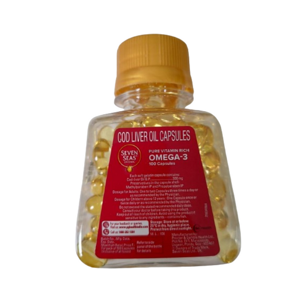 Buy Seven Seas Original Cod-Liver Oil Capsules Online