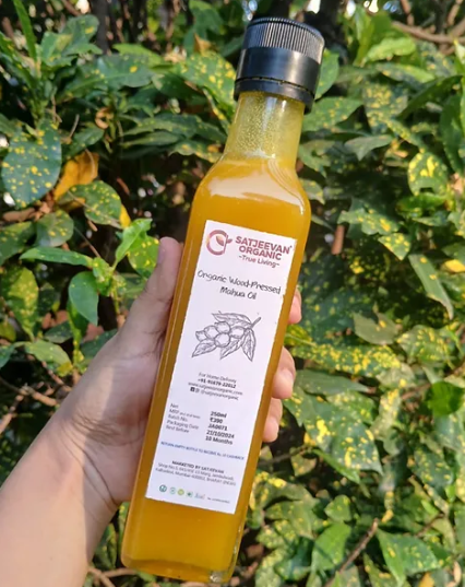 Buy Satjeevan Organic Wood-Pressed Mahua Oil Online at Best Price ...