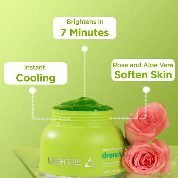 Buy Light Up Drench Hydrating Jelly Mask For Glowing Skin Online at ...