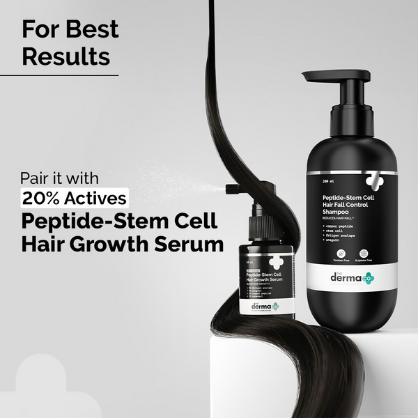 Buy The Derma Co Peptide- Stem Cell Hair Fall Control Shampoo Online at ...