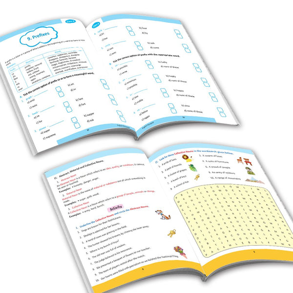 Buy Grade 4 Ultimate English Combo Practice Workbooks Set of 4: NEP ...