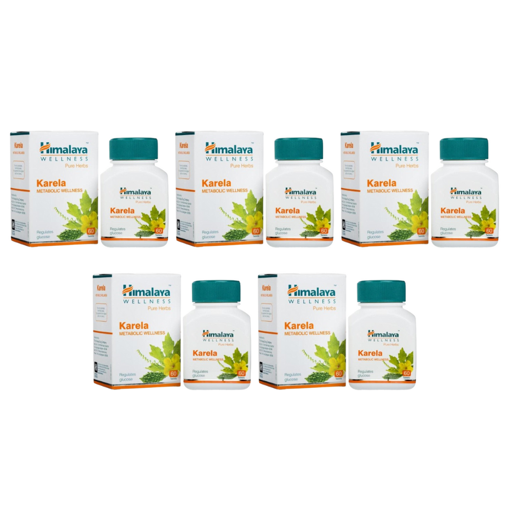 Buy Himalaya Wellness Pure Herbs Karela Metabolic Wellness - 60 Tabs Online