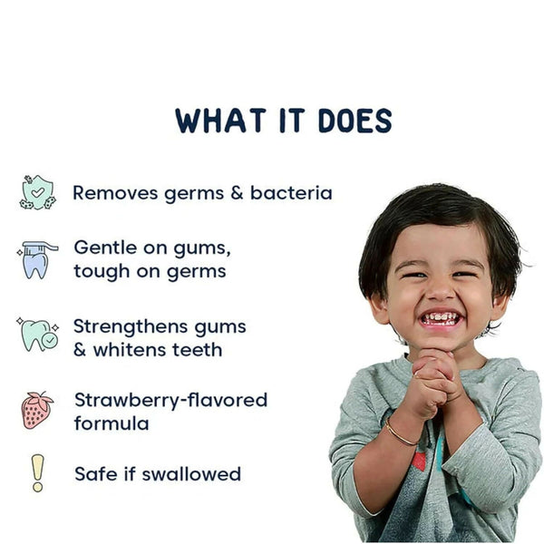 Buy Little Joys Strawberry Flavor Toothpaste For Kids (2-5 Yrs ...