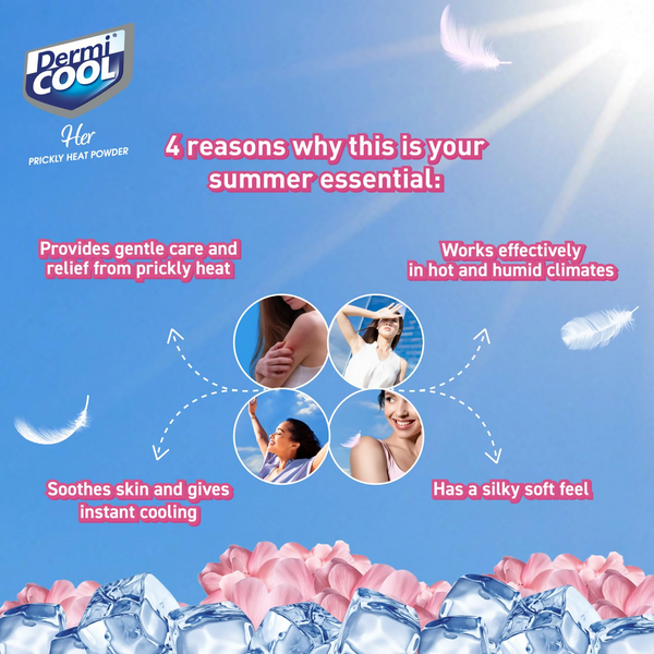 Buy Dermi Cool Her Prickly Heat Powder With Silky Smooth Feel Online ...