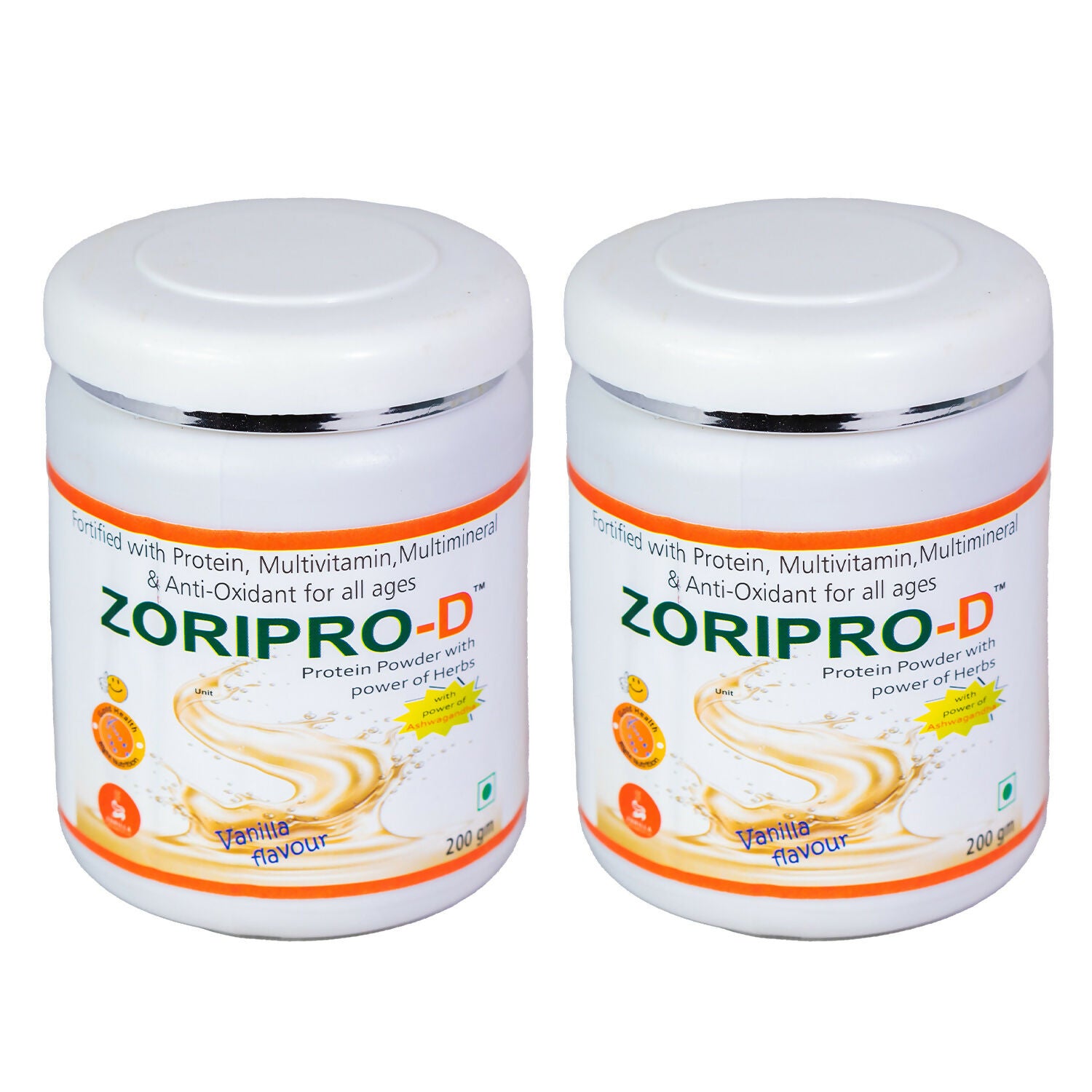 Zorilla Life Science Zoripro-D Protein Powder - Vanilla I Fortified wi