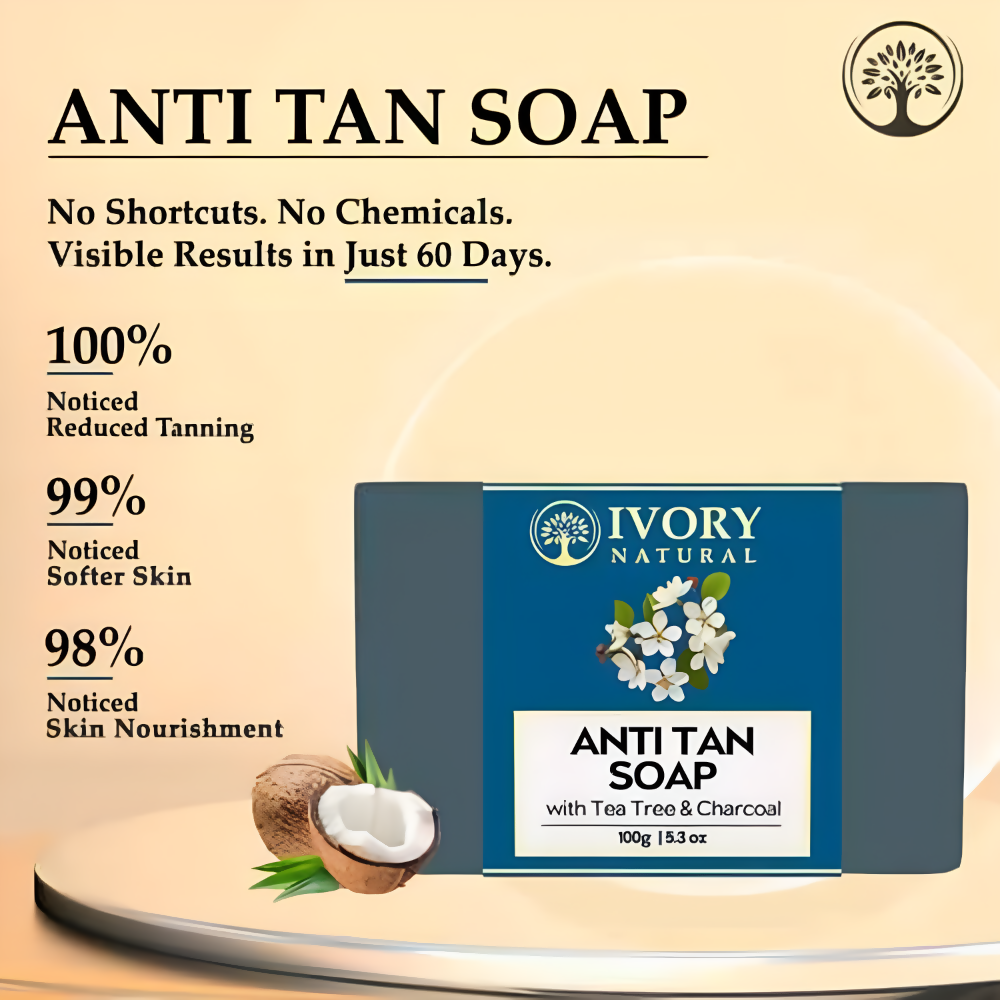 Buy Ivory Natural Tan Soap - Tanning, Protect From Uv Rays For Both Men ...