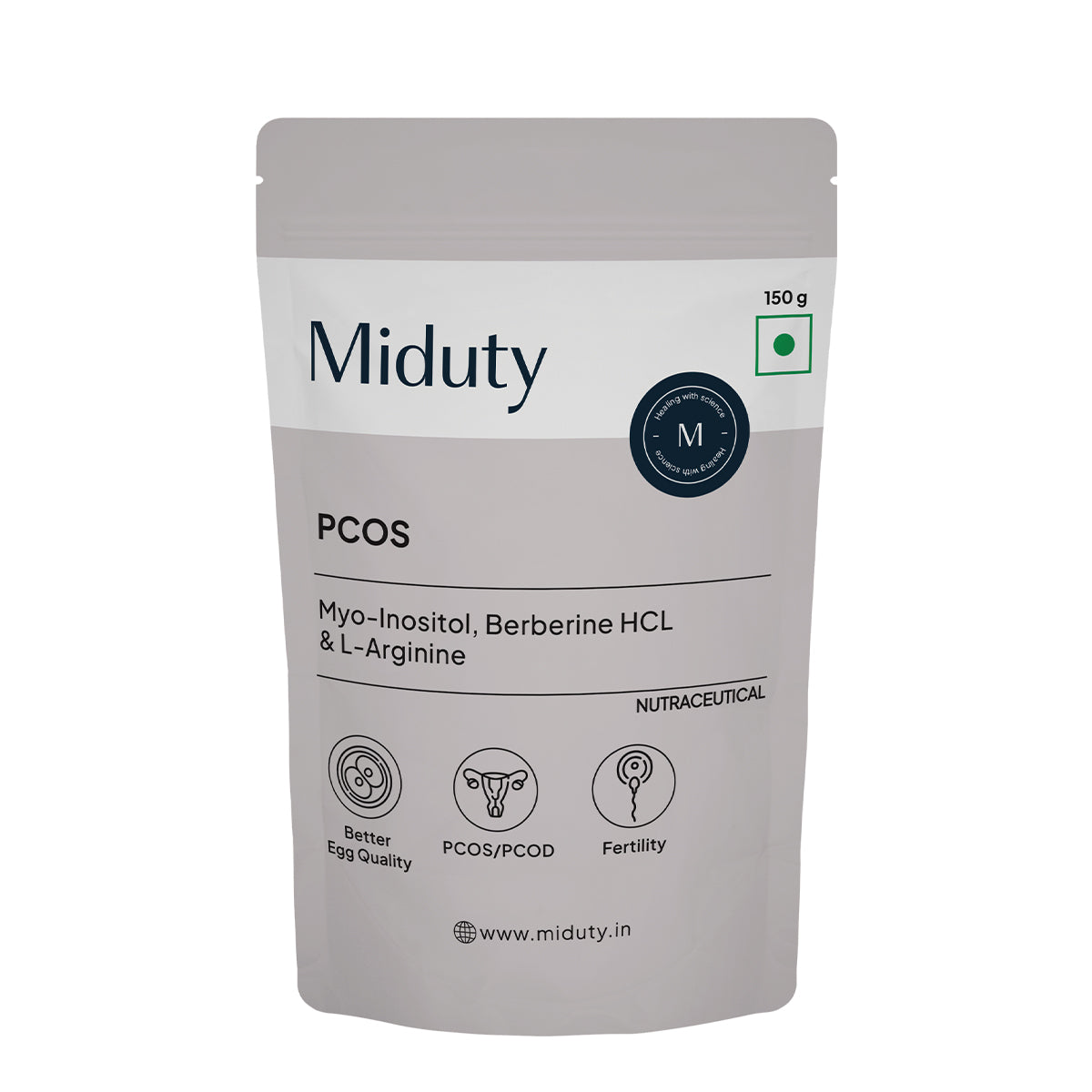 Buy Miduty by Palak Notes PCOS Periods Fertility Powder Online at Best ...