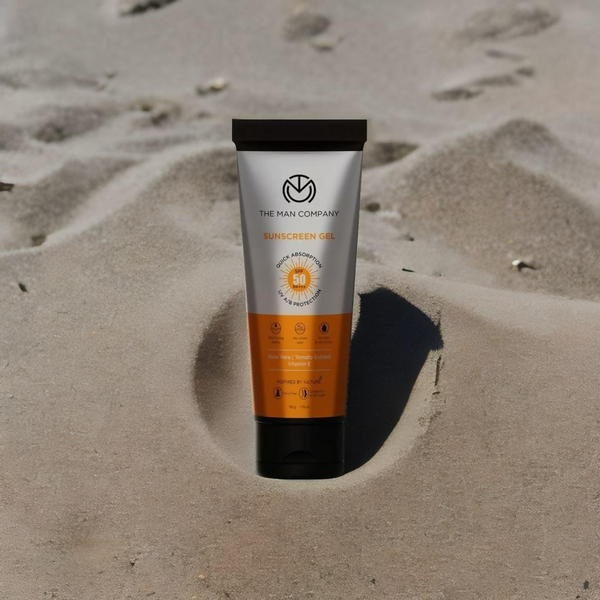 Buy The Man Company Oil-Free Sunscreen Gel SPF 50 PA+++ For Men Online ...