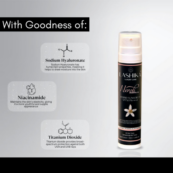 Buy Lashika Neroli Hybrid SPF 50 Sunscreen Online at Best Price | Distacart