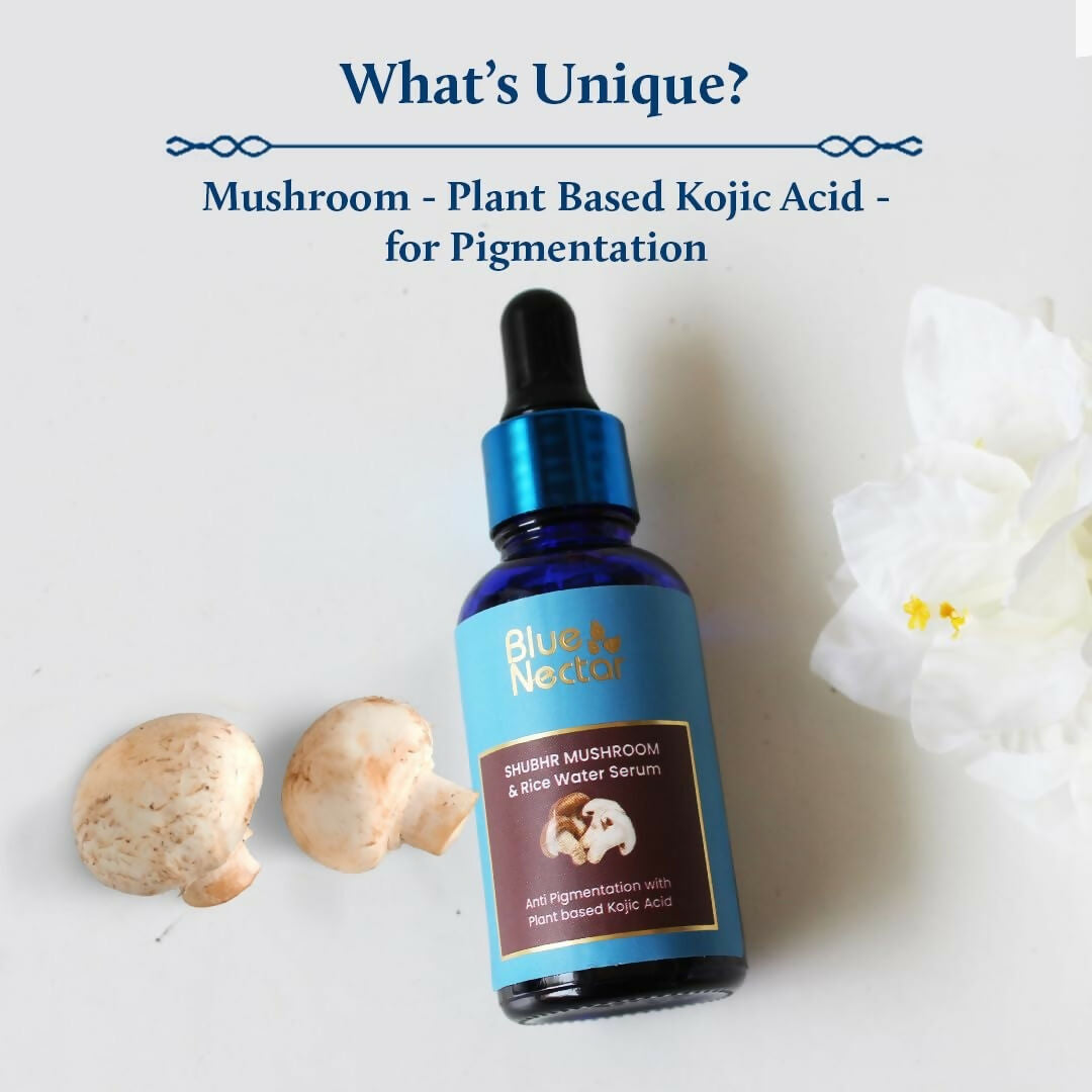 Buy Blue Nectar Plant Based Kojic Acid Serum with Rice Water & Mushroom ...
