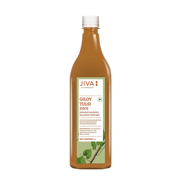 Buy Jiva Ayurveda Giloy Tulsi Juice Online at Best Price | Distacart