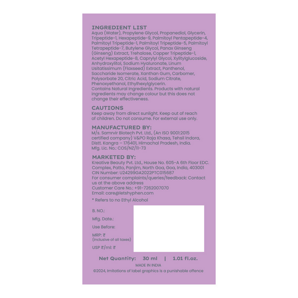 Buy Hyphen 10% Power Peptide Cocktail Serum Online at Best Price ...