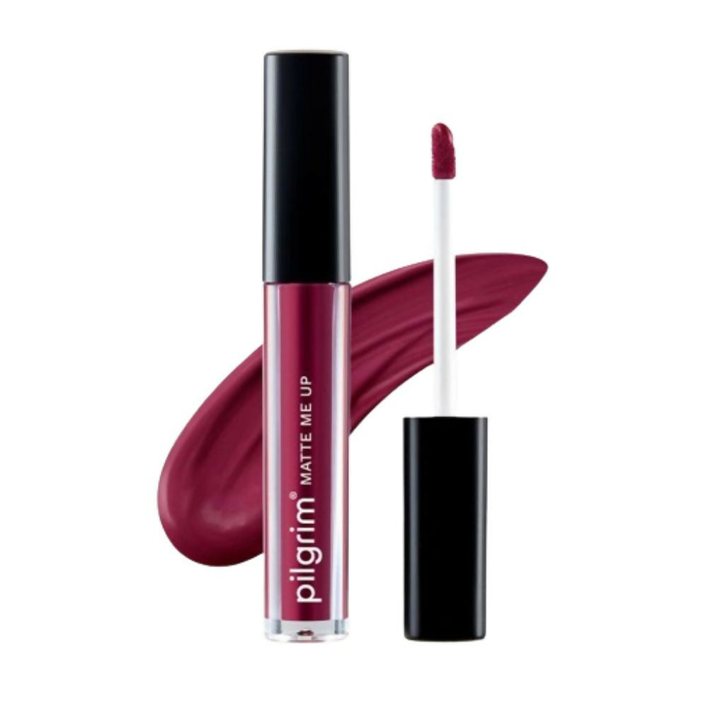 Buy Pilgrim Matte Me Up Liquid Lipstick Wine Spill Online at Best Price ...