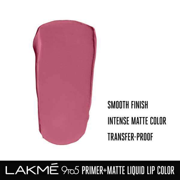 Buy Lakme 9to5 Primer + Matte Liquid Lip Color - MP1 Everyday Pink ...