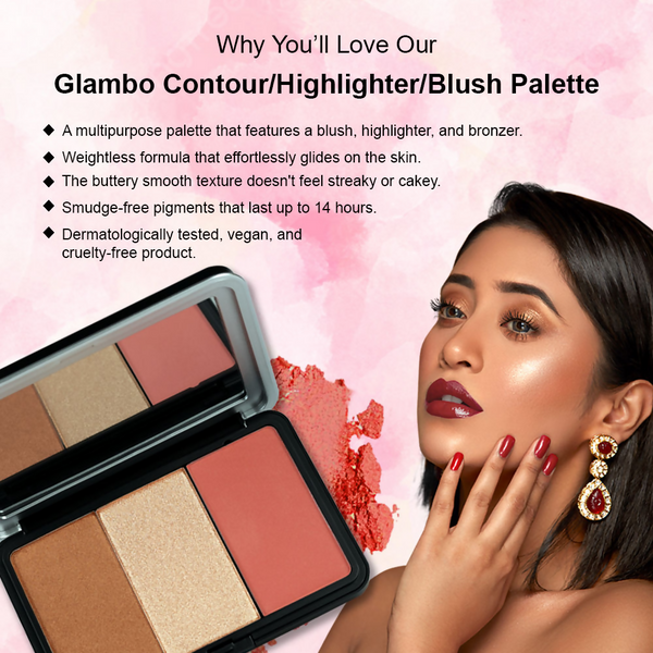 Buy Daily Life Forever52 Glambo - Contour Highlighter Blush Palette ...