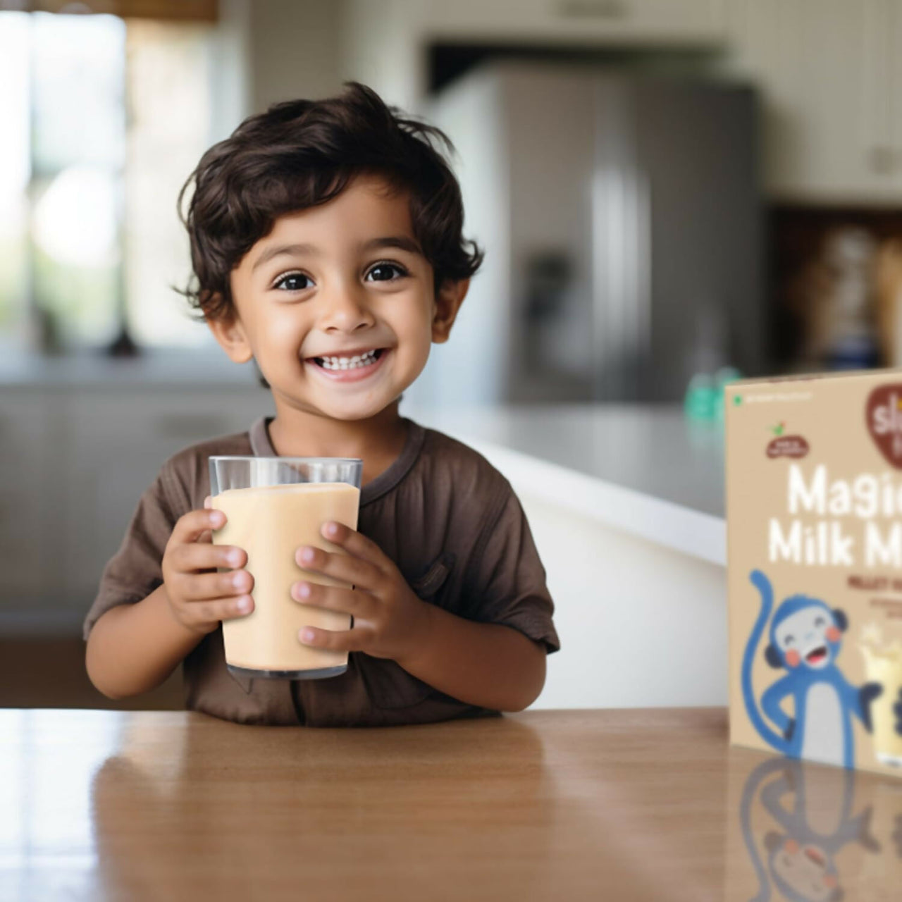 Buy Slurrp Farm Vanilla Magic Milk Mix Sweetened with Jaggery Powder ...