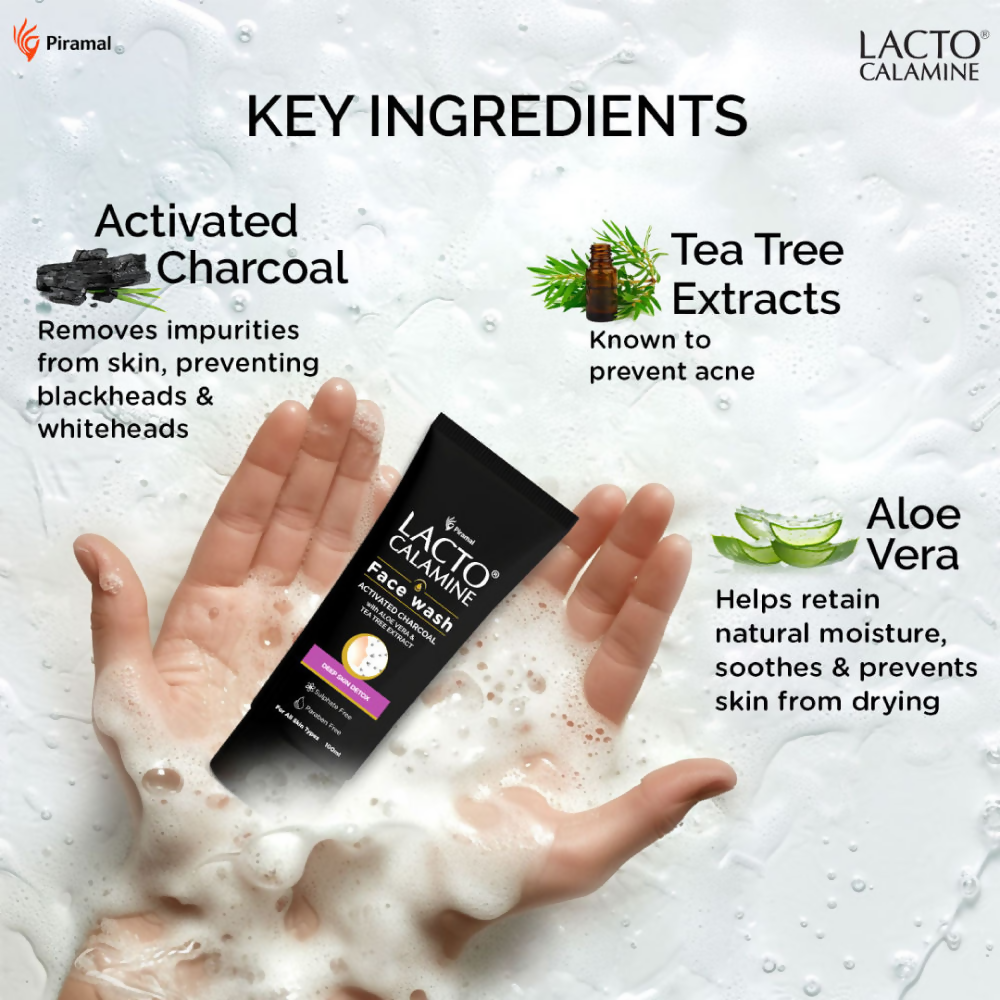 Buy Lacto Calamine Activated Charcoal Face Wash Online At Low Price