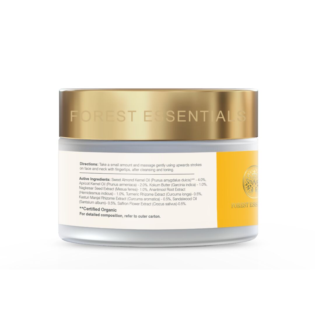 Buy Forest Essentials Night Treatment Cream With Sandalwood & Saffron ...