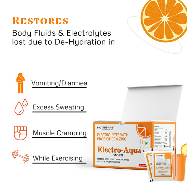 Buy Nutrisrot Electro-Aqua Instant Hydration & Energy Drink Sachets ...