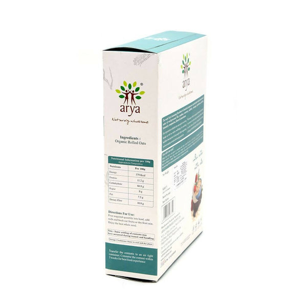 Buy Arya Farm Organic Rolled Oats Online at Best Price | Distacart