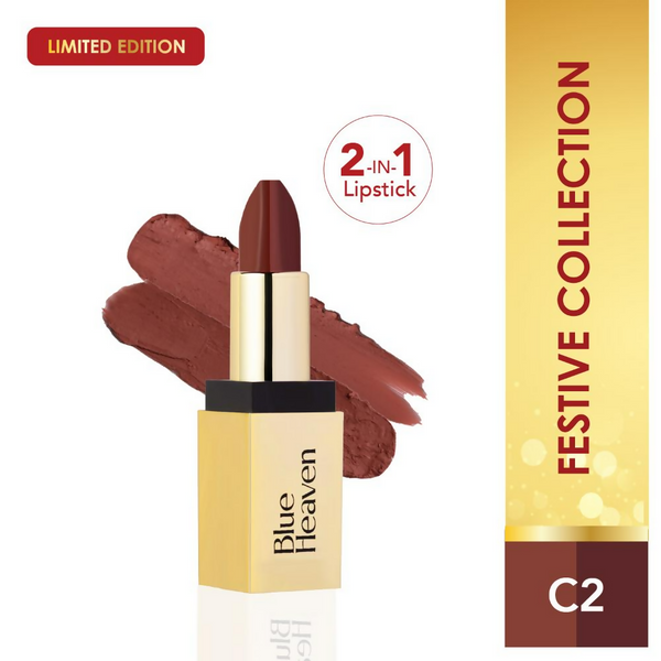 Buy Blue Heaven 2-In-1 Dual Shade Lipstick - C2 Online at Best Price ...