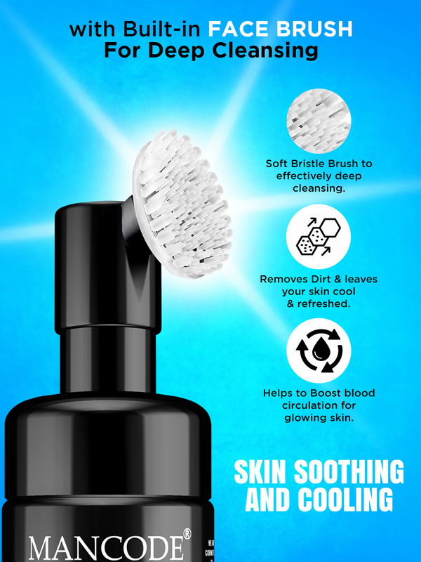 Buy Mancode Refreshing Mint Cool Foaming Face Wash Online at Best Price | Distacart