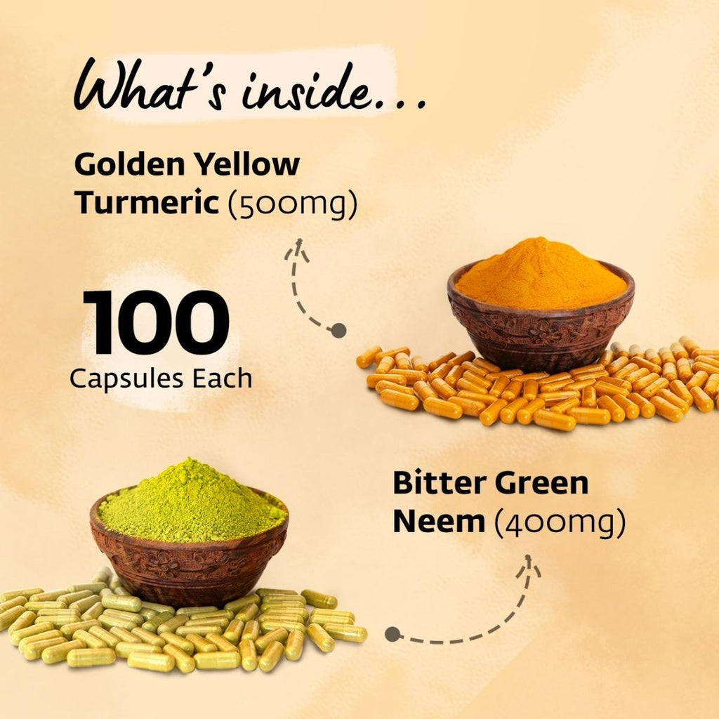 Shop The Best Isha Life Neem and Turmeric Capsules Online - Improve ...