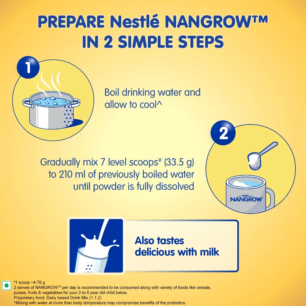 Buy Nestle Nangrow Nutritious Milk Drink - 2 to 6 Years Online