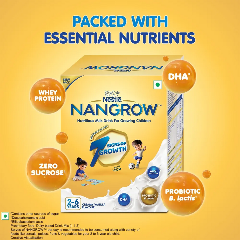 Buy Nestle Nangrow Nutritious Milk Drink - 2 to 6 Years Online