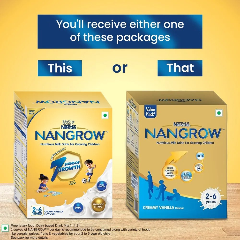 Buy Nestle Nangrow Nutritious Milk Drink - 2 to 6 Years Online