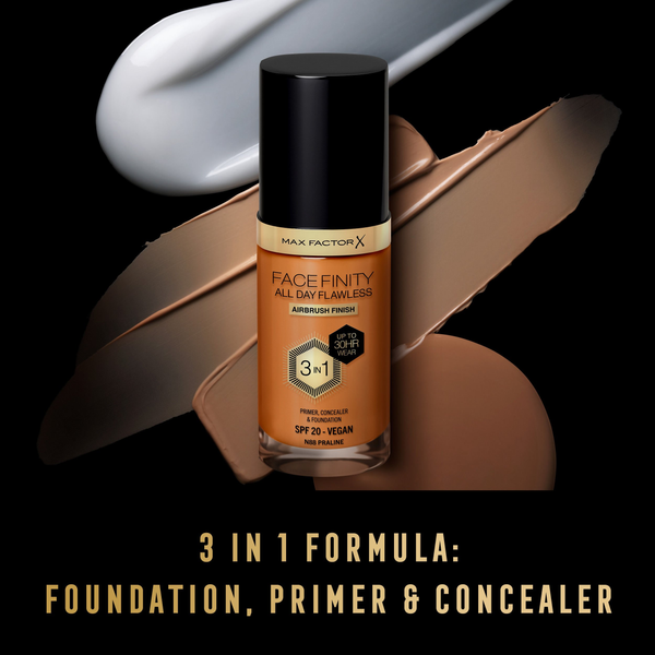 Max Factor Face Finity All Day Flawless 3 In 1 Foundation - Praline ...
